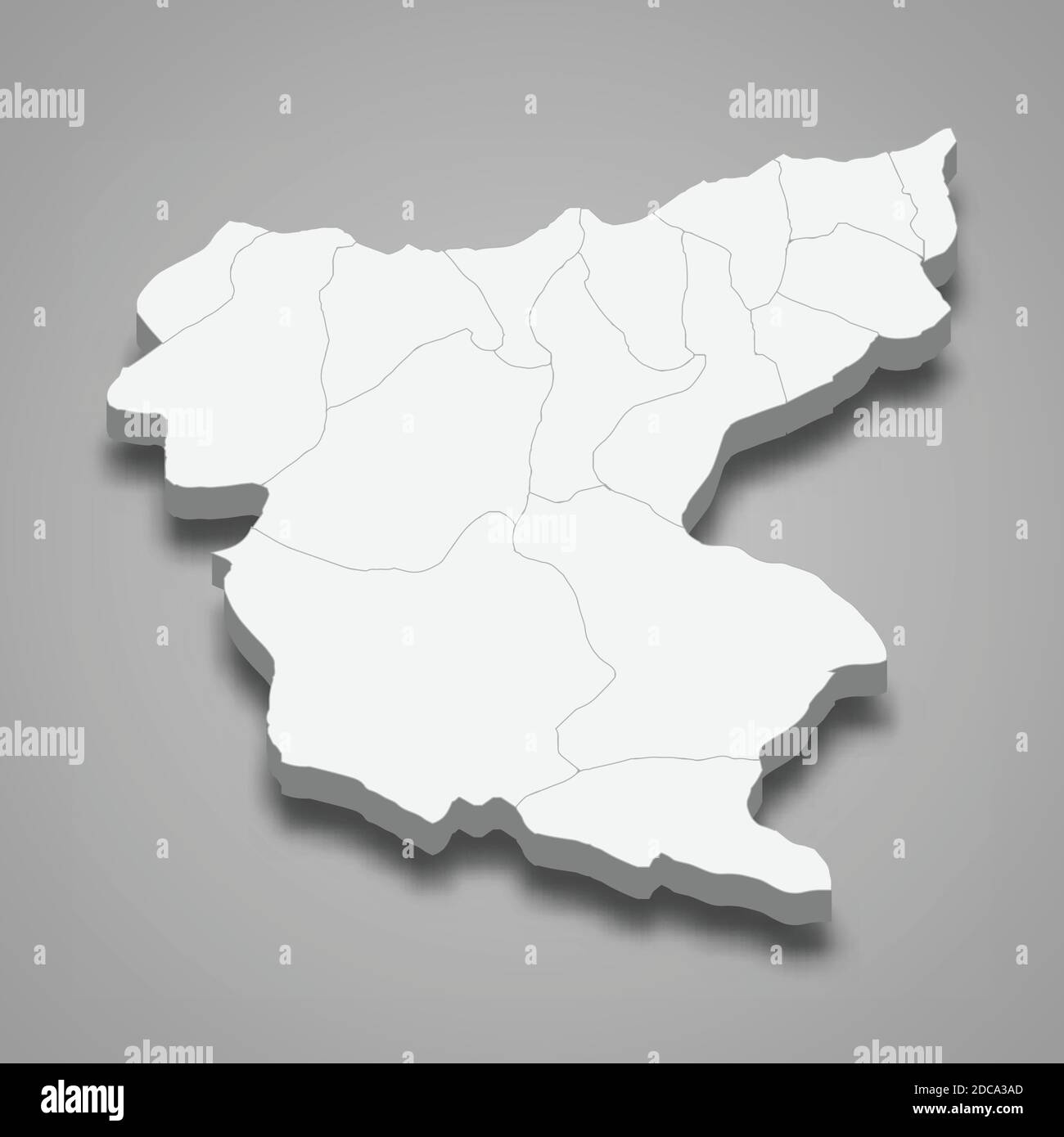 Giresun vector outline map hi-res stock photography and images - Alamy