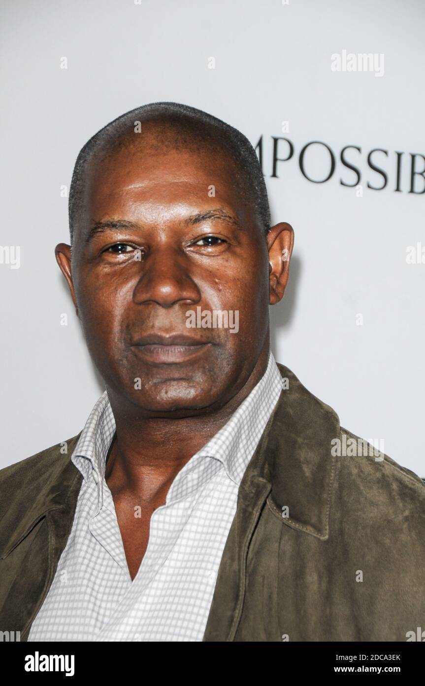 DENNIS HAYSBERT at The Impossible Premiere at the Arclight Theatre in ...