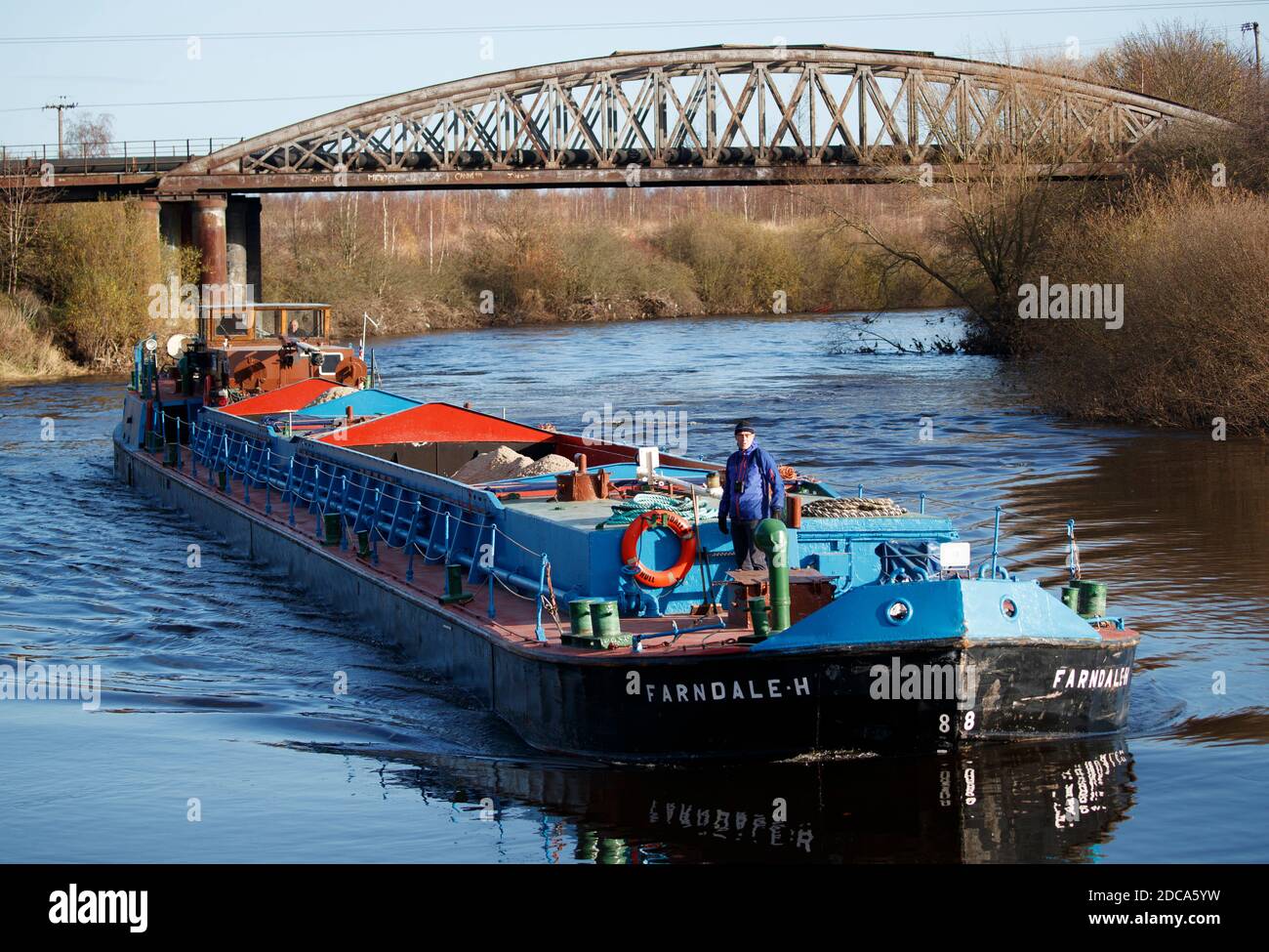 Inland barge transport hi-res stock photography and images - Alamy