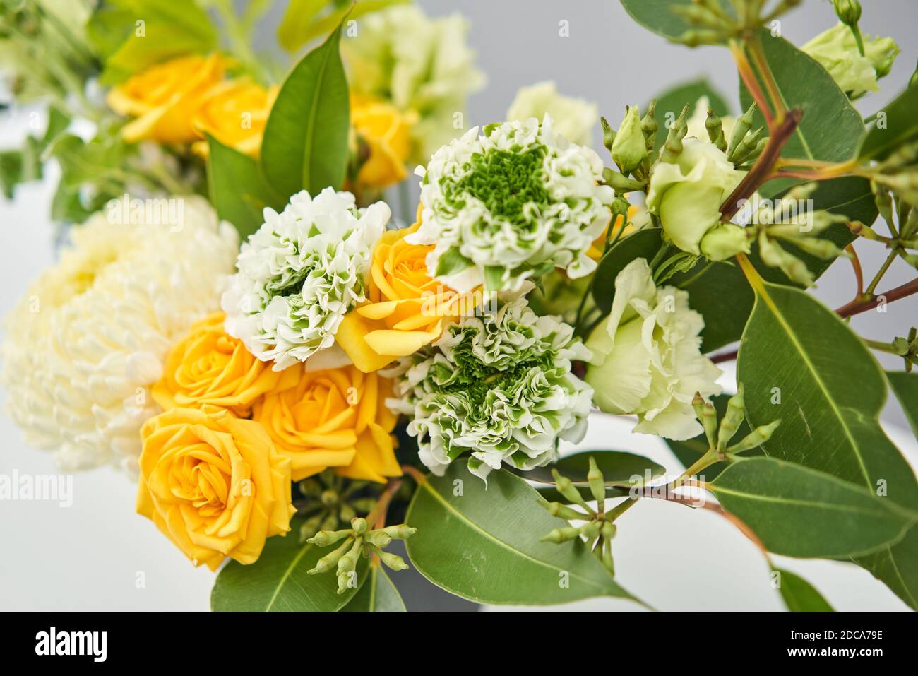 Bouquet 012. Finished flower arrangement in a vase for home. Flowers ...