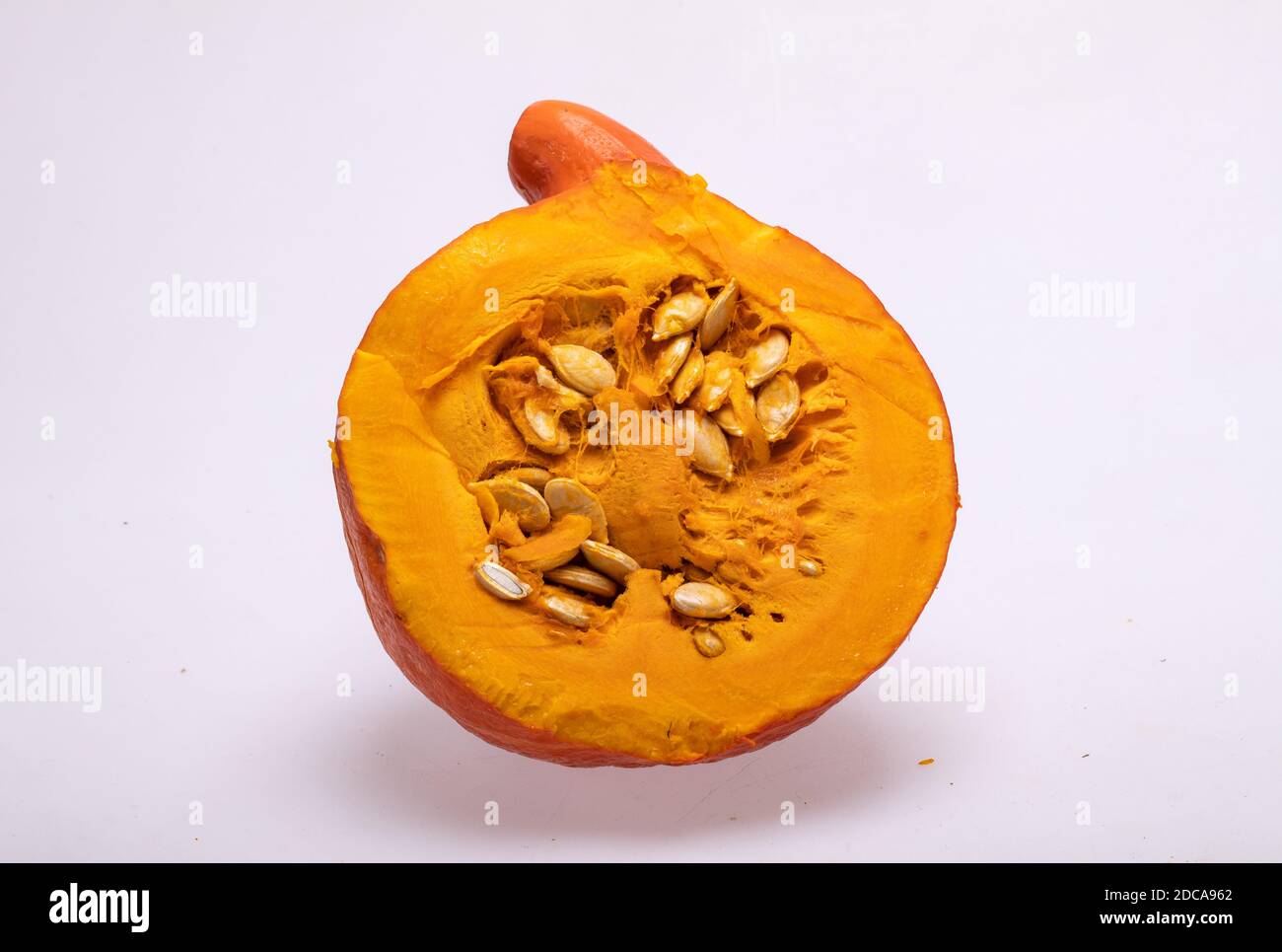 Yellow pumpkin vegetable isolated on white background Stock Photo - Alamy