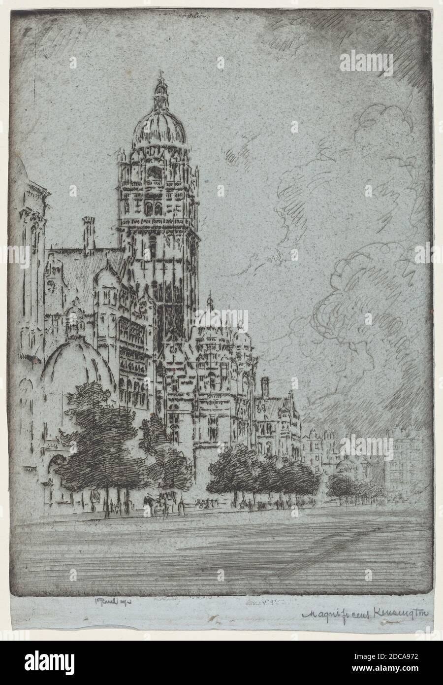 Joseph Pennell, (artist), American, 1857 - 1926, Magnificent Kensington ...