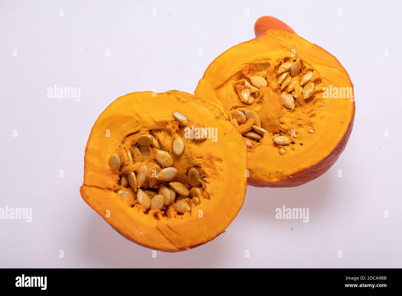 Yellow pumpkin vegetable isolated on white background Stock Photo - Alamy