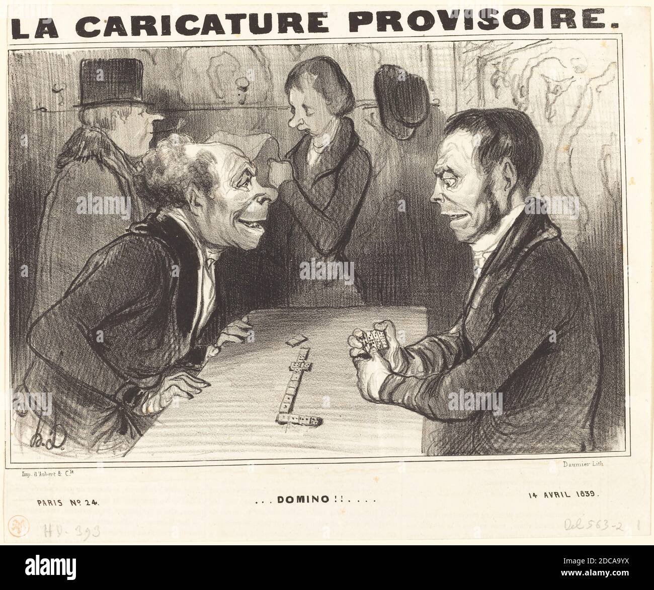 Honoré Daumier, (artist), French, 1808 - 1879, Domino!!, Types ...