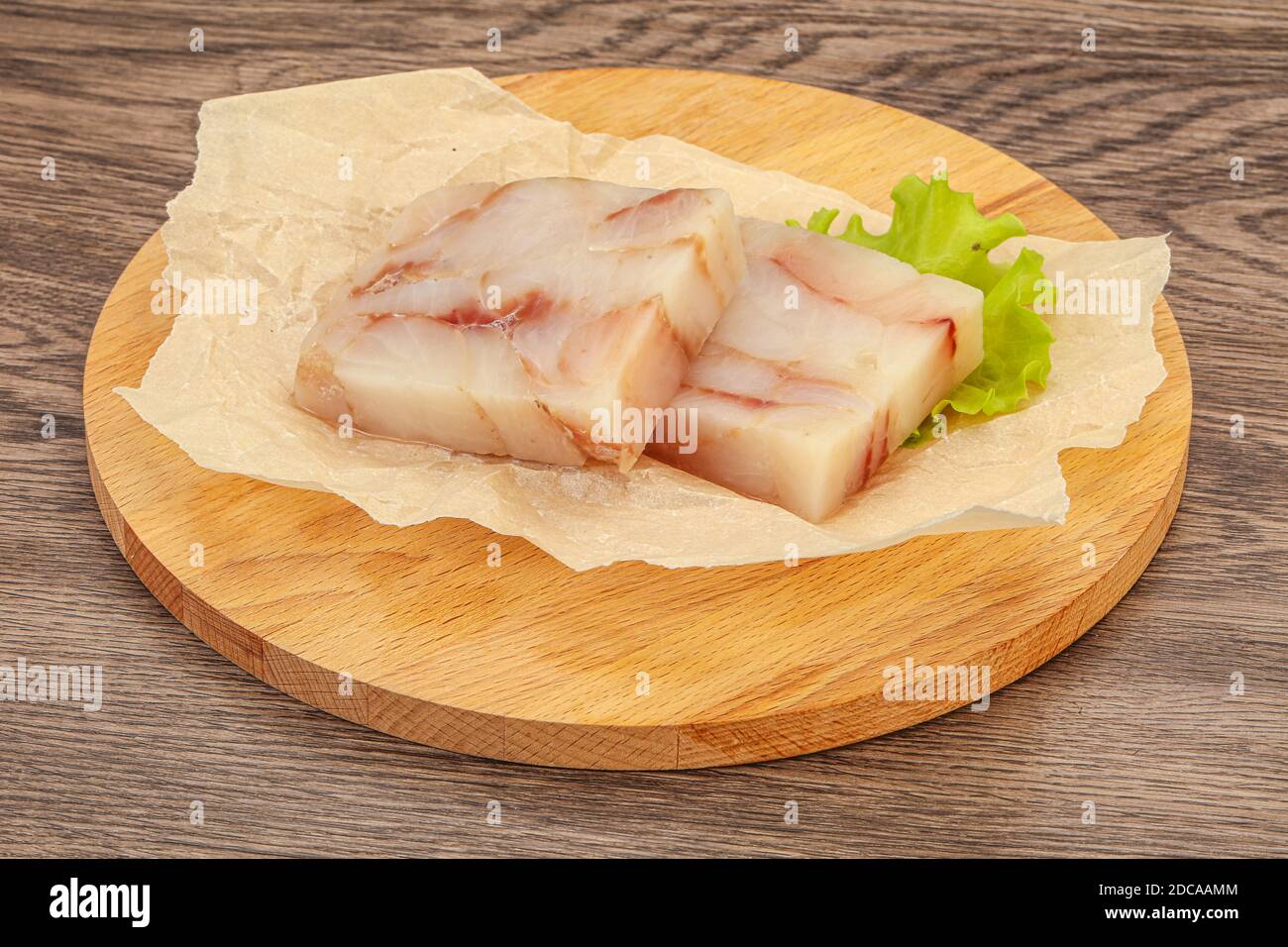 Raw dietary pollock fish fillet for cooking Stock Photo - Alamy