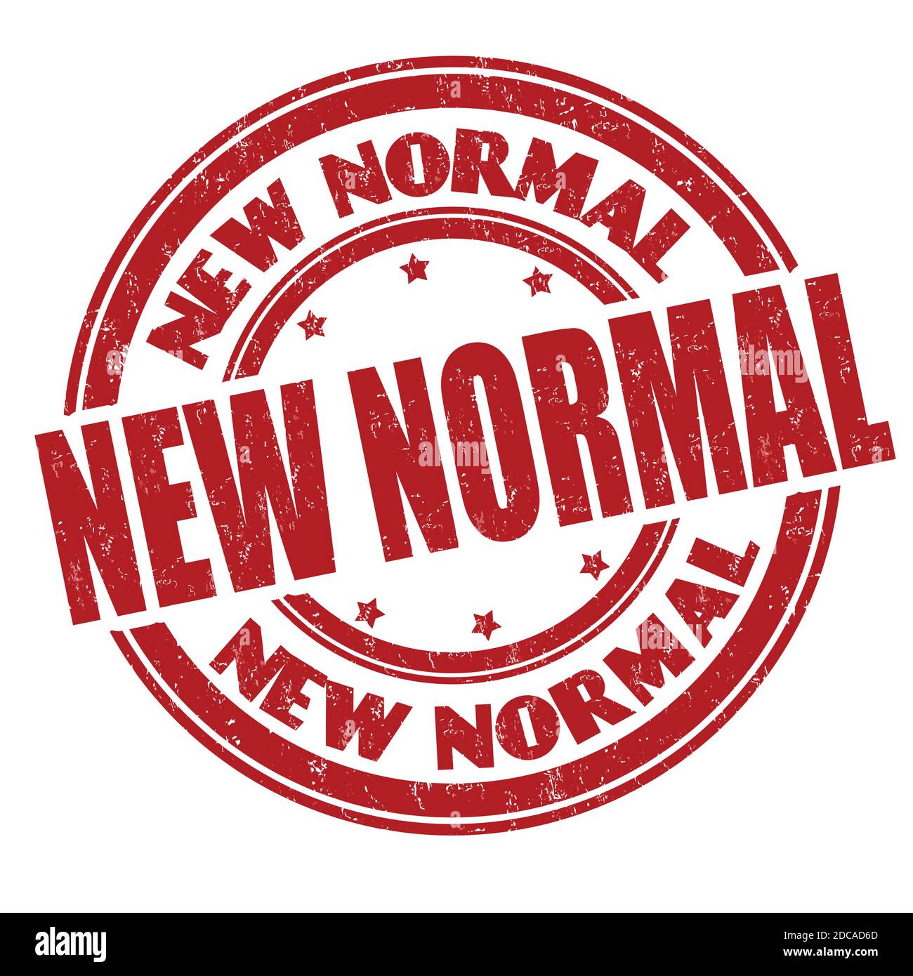New normal grunge rubber stamp on white background, vector illustration ...