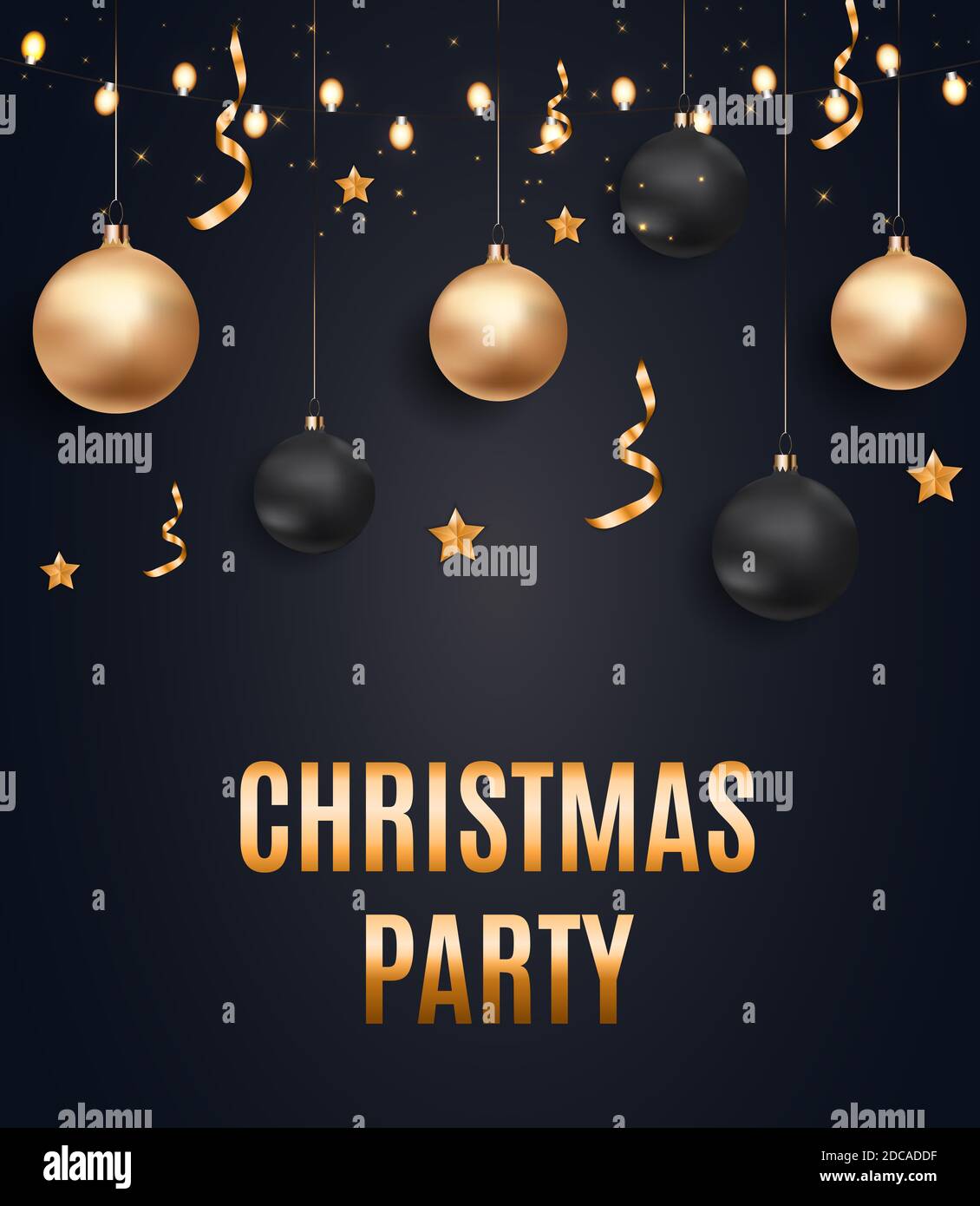 Christmas Party Background. Illustration Stock Photo - Alamy