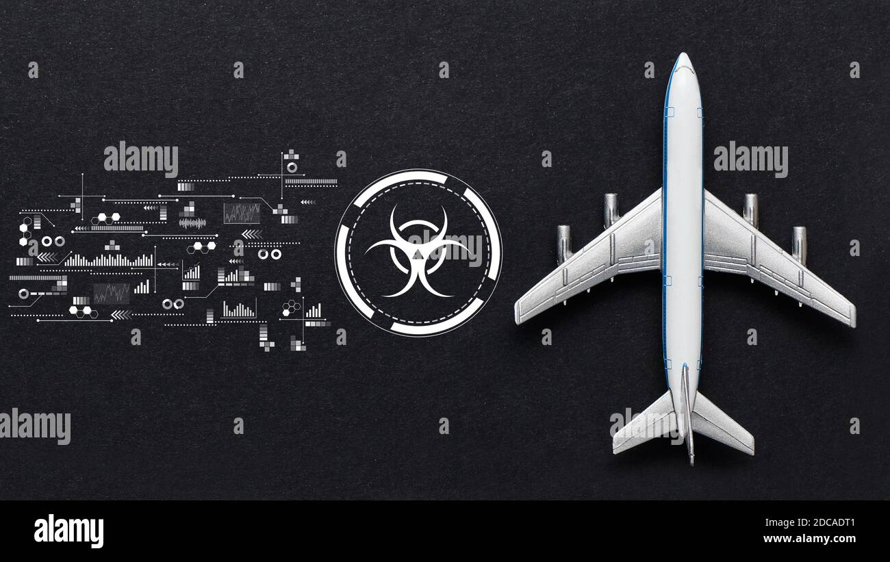 Biohazard concept on plane hi-res stock photography and images - Alamy