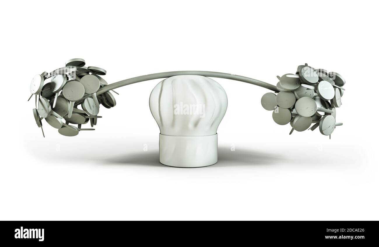 Fast food worker hat Cut Out Stock Images & Pictures - Alamy