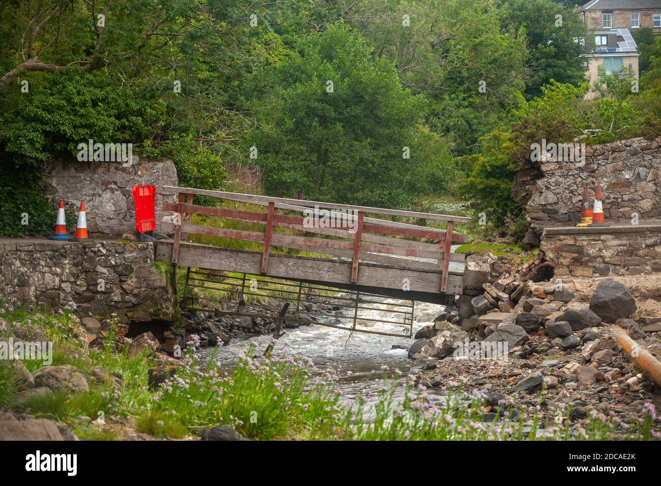 Destroyed footbridge hi-res stock photography and images - Alamy