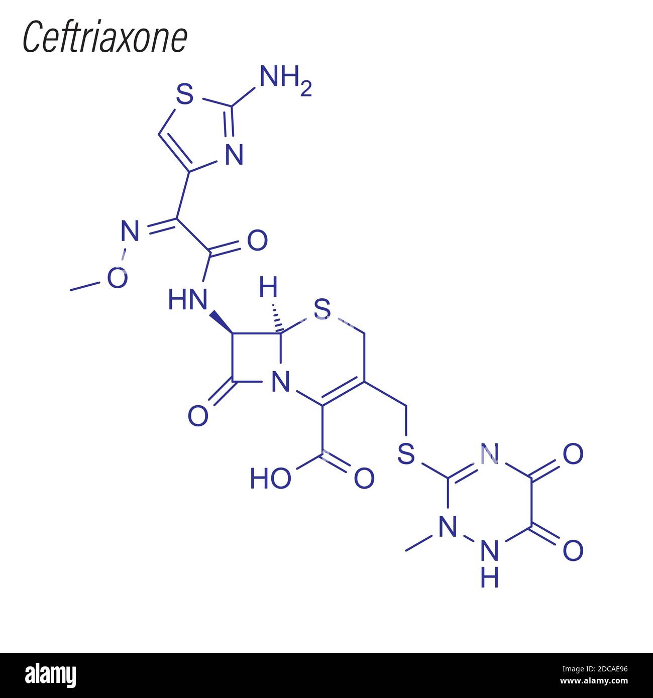Ceftriaxone Stock Vector Images - Alamy