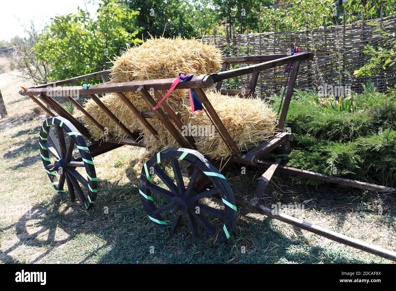 Decorated farm wagon hi-res stock photography and images - Alamy