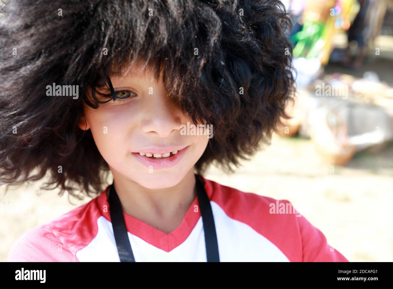 Portrait of boy in Russian papakha hat Stock Photo - Alamy