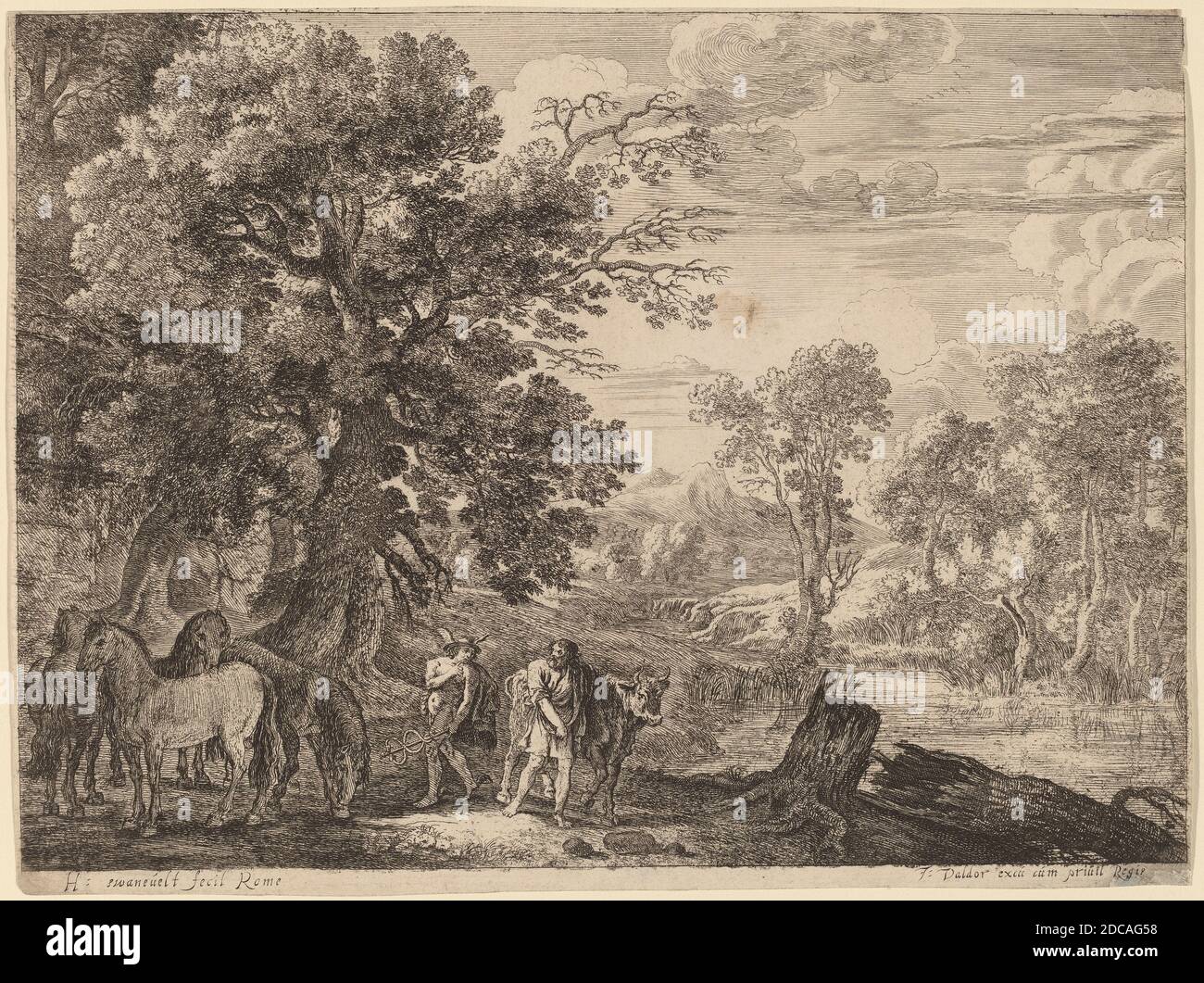 Herman van Swanevelt, (artist), Dutch, c. 1600 - 1655, Mercury ...