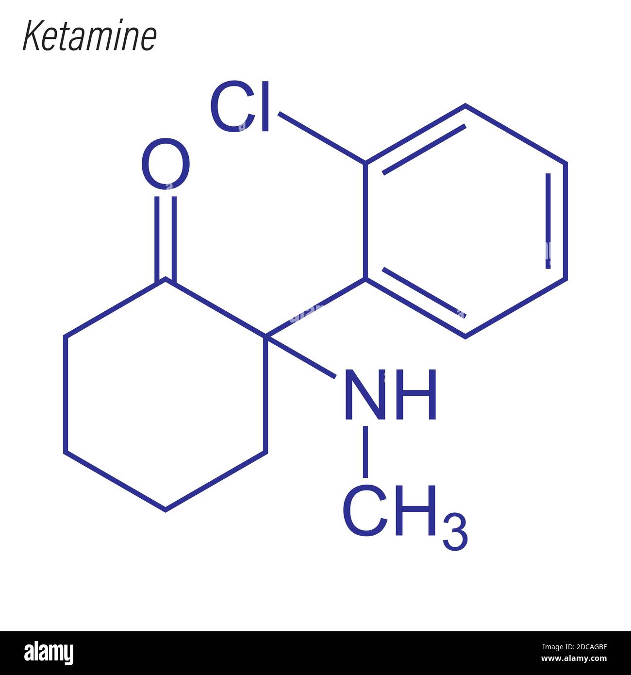 Ketamine Molecule