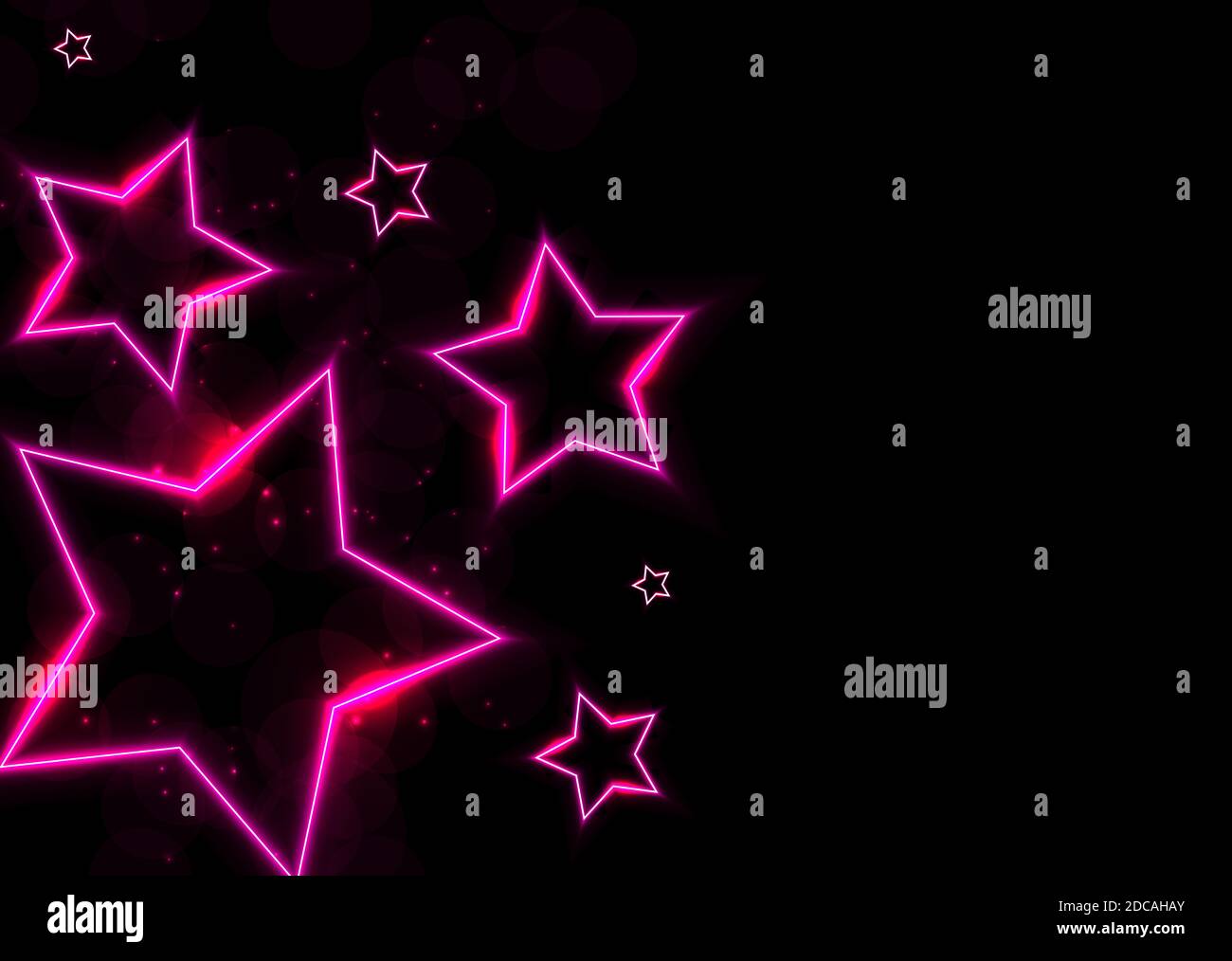 Abstract Glossy Neon Star Background. Illustration Stock Photo - Alamy