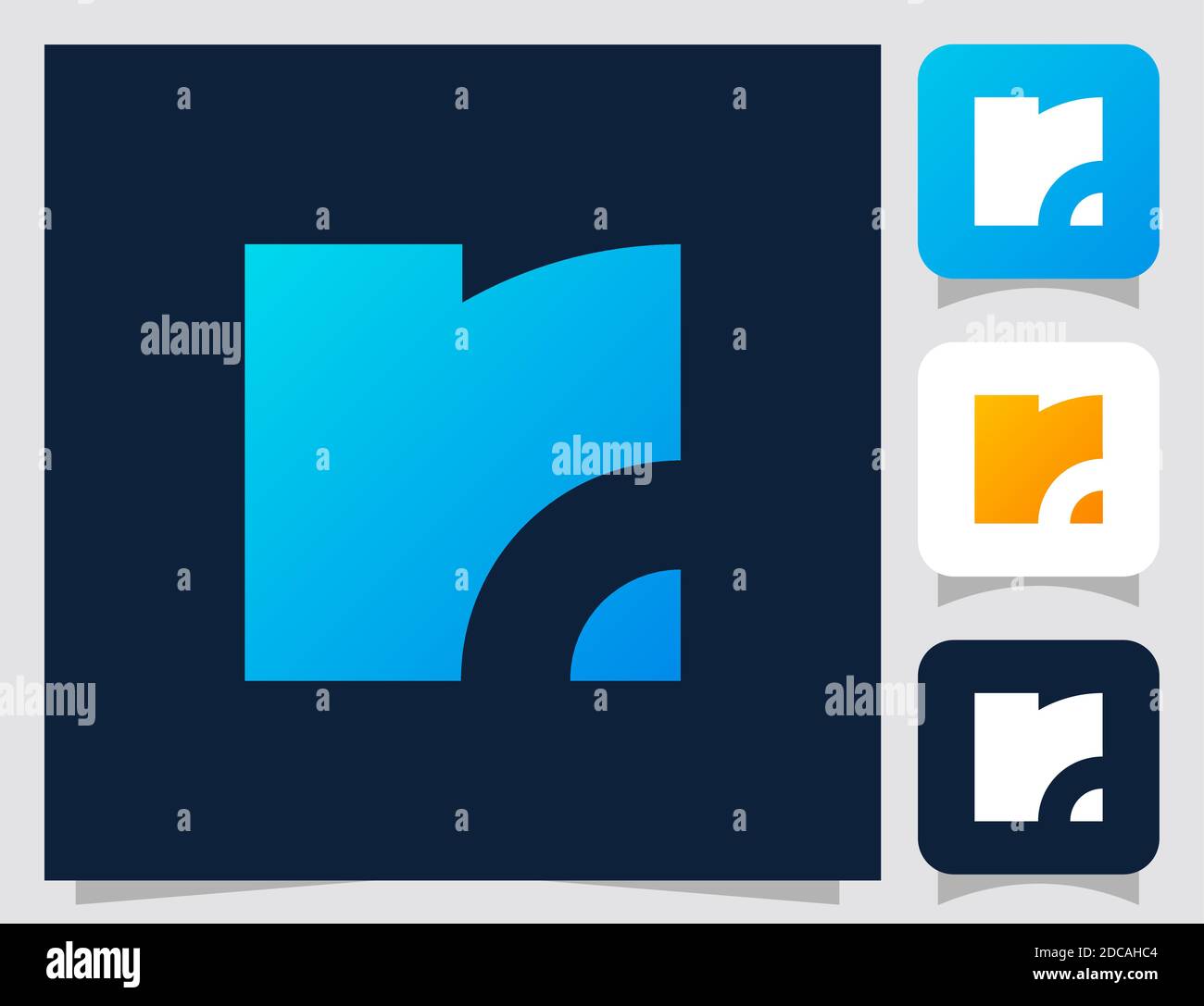 UI r letter logo icon design template Stock Vector Image & Art - Alamy