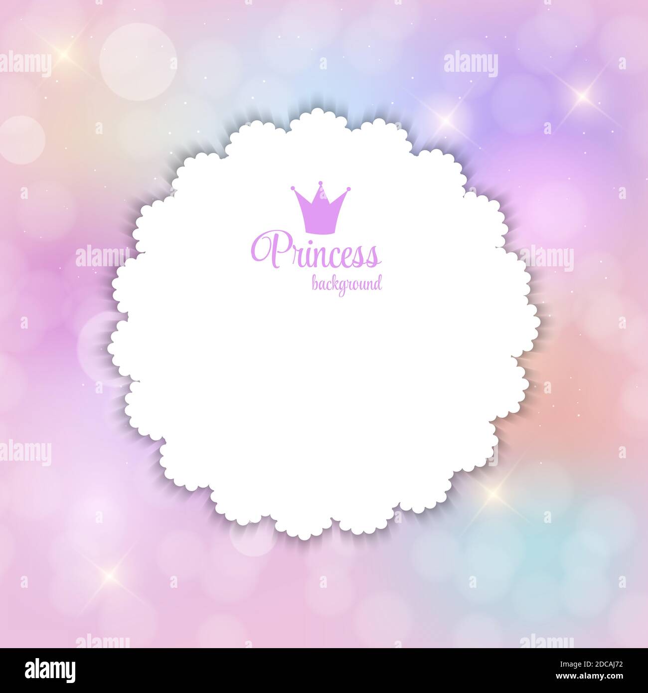 Princess Crown Background Illustration Stock Photo - Alamy