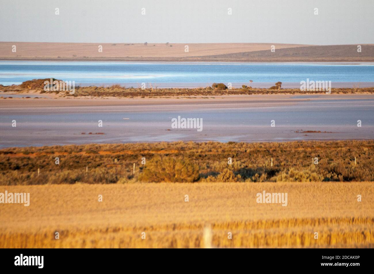Lake Tyrrell, Sea Lake in the Mallee region of northwest Victoria Stock ...