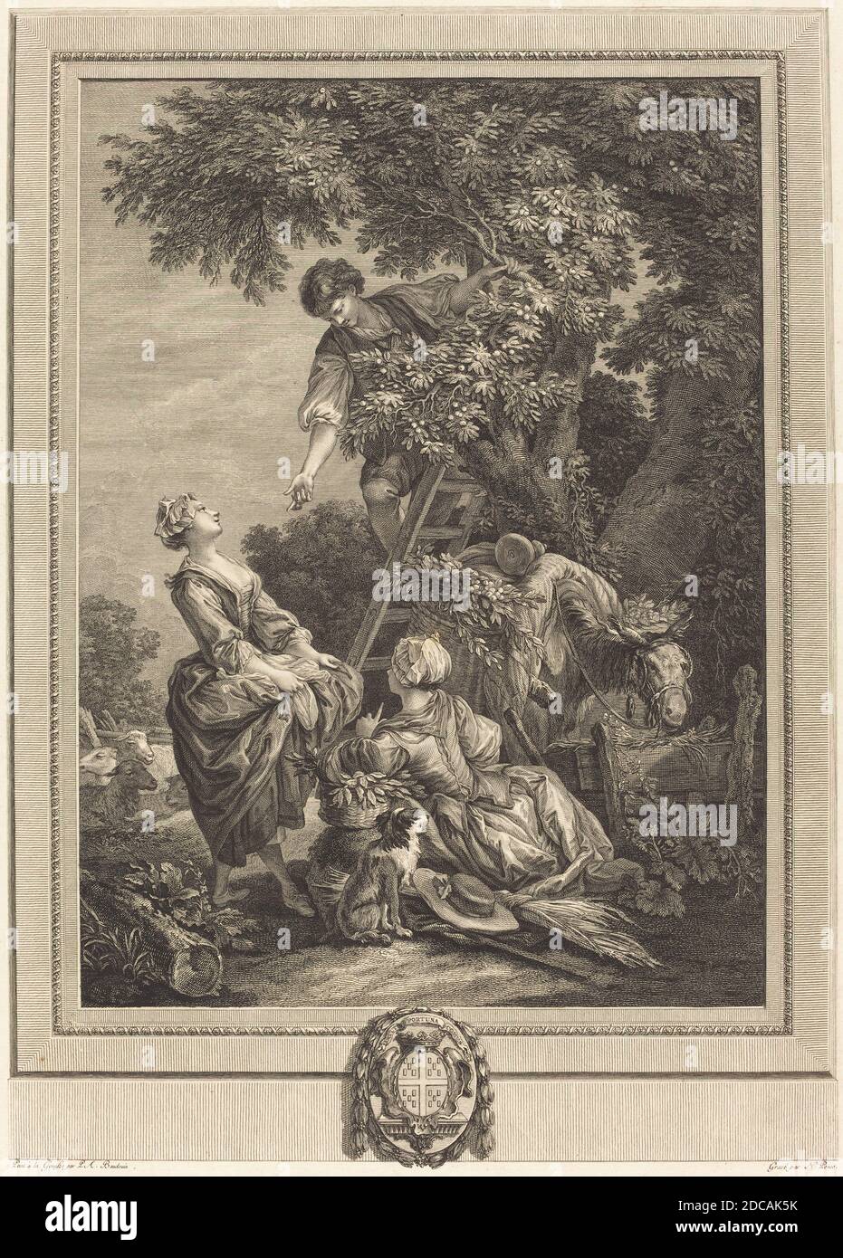 Nicolas Ponce, (artist), French, 1746 - 1831, Pierre-Antoine Baudouin ...