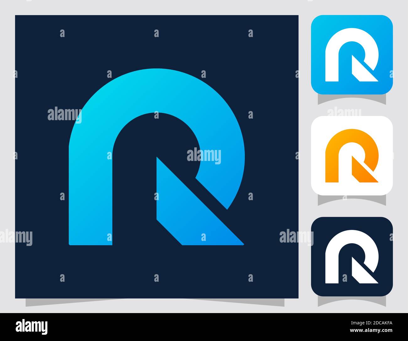 UI r letter logo icon design template Stock Vector Image & Art - Alamy