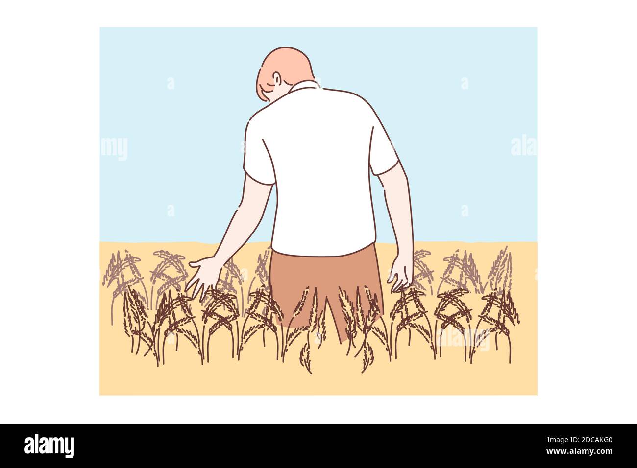 Farmer Cartoon High Resolution Stock Photography and Images - Alamy
