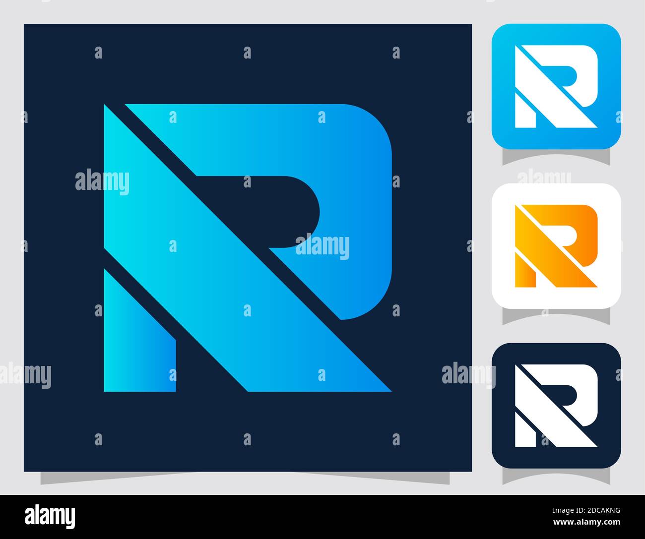 UI r letter logo icon design template Stock Vector Image & Art - Alamy