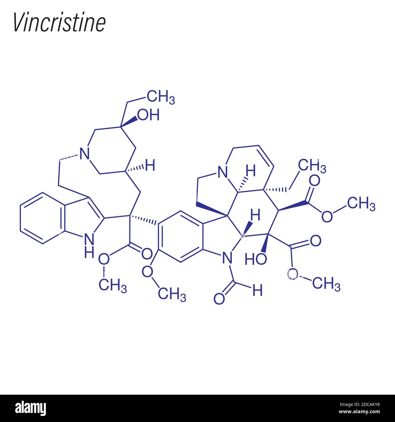 Vincristine medicine Stock Vector Images - Alamy