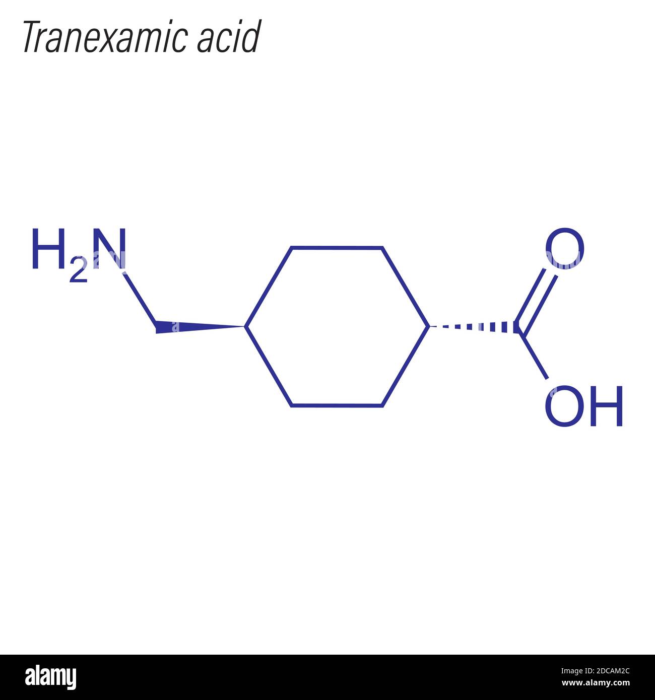 Tranexamic acid Stock Vector Images - Alamy