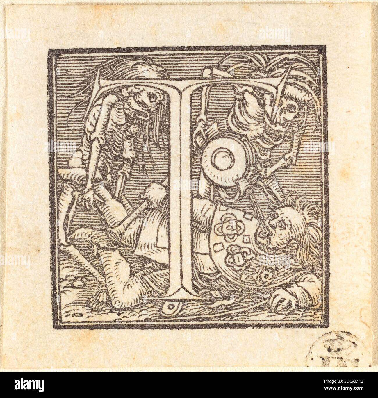 Hans Holbein the Younger, (artist), German, 1497/1498 - 1543, Letter T ...