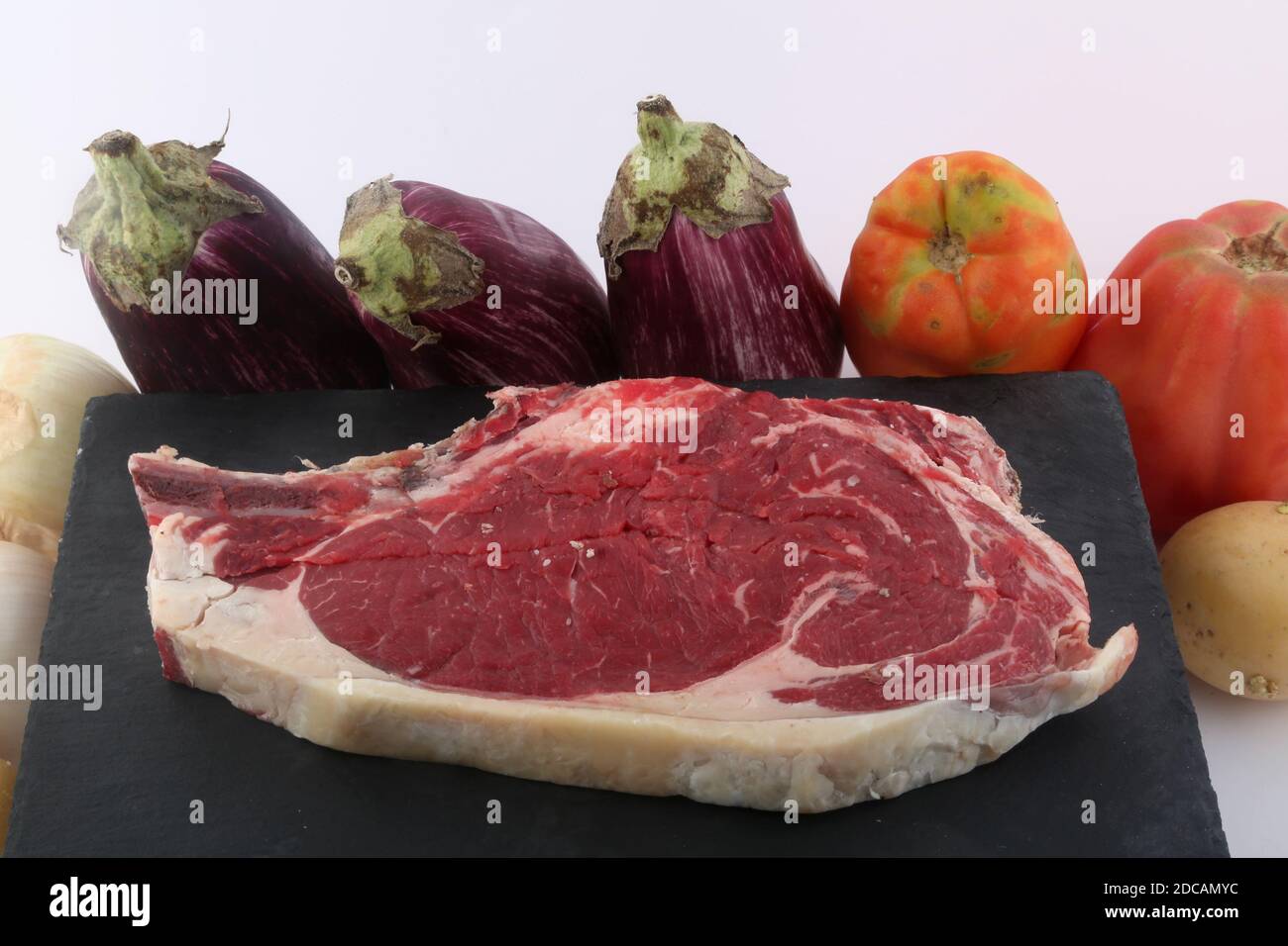 cow steak as meat high gastronomy Stock Photo - Alamy