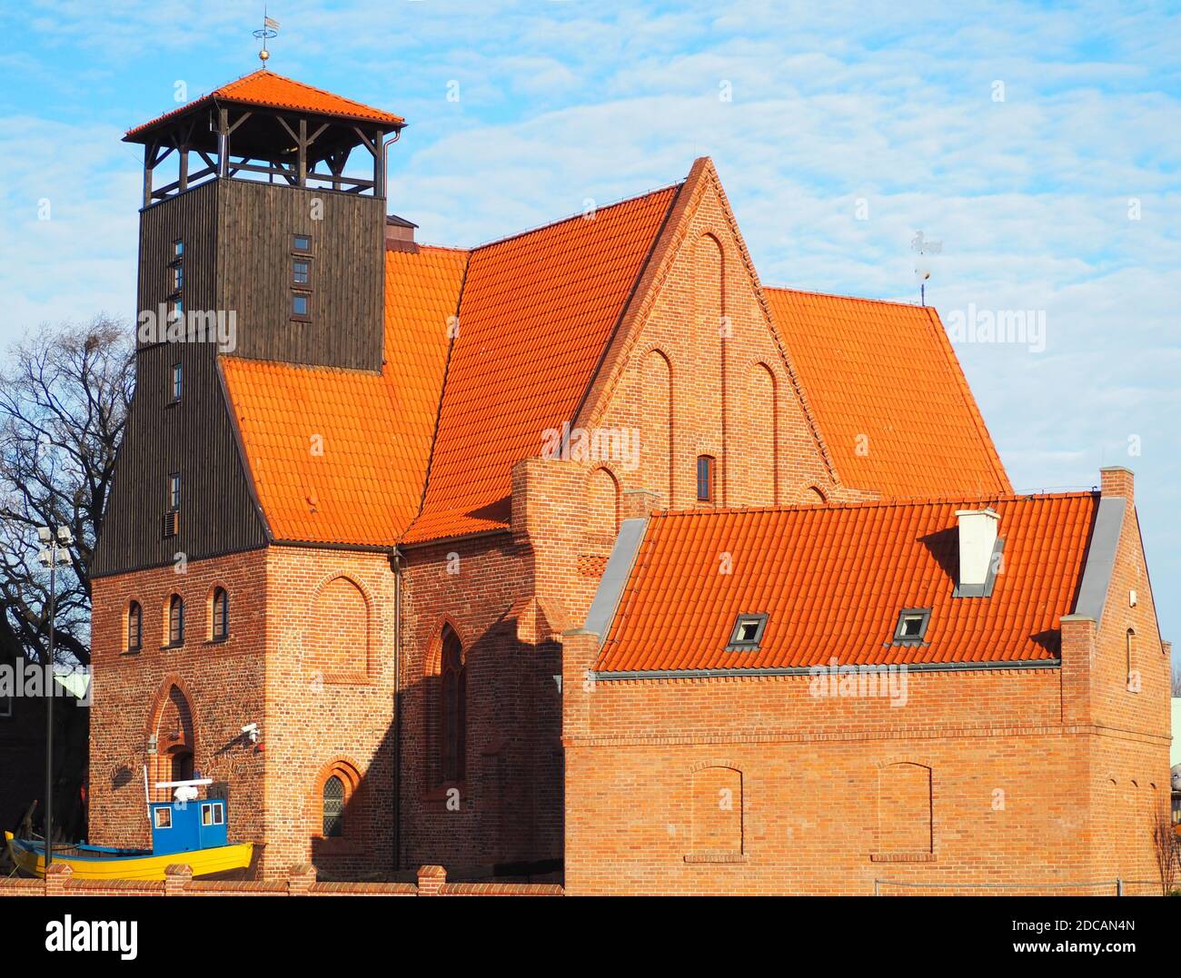 Buildings of Museum of Fishing Industry in Hel Stock Photo - Alamy