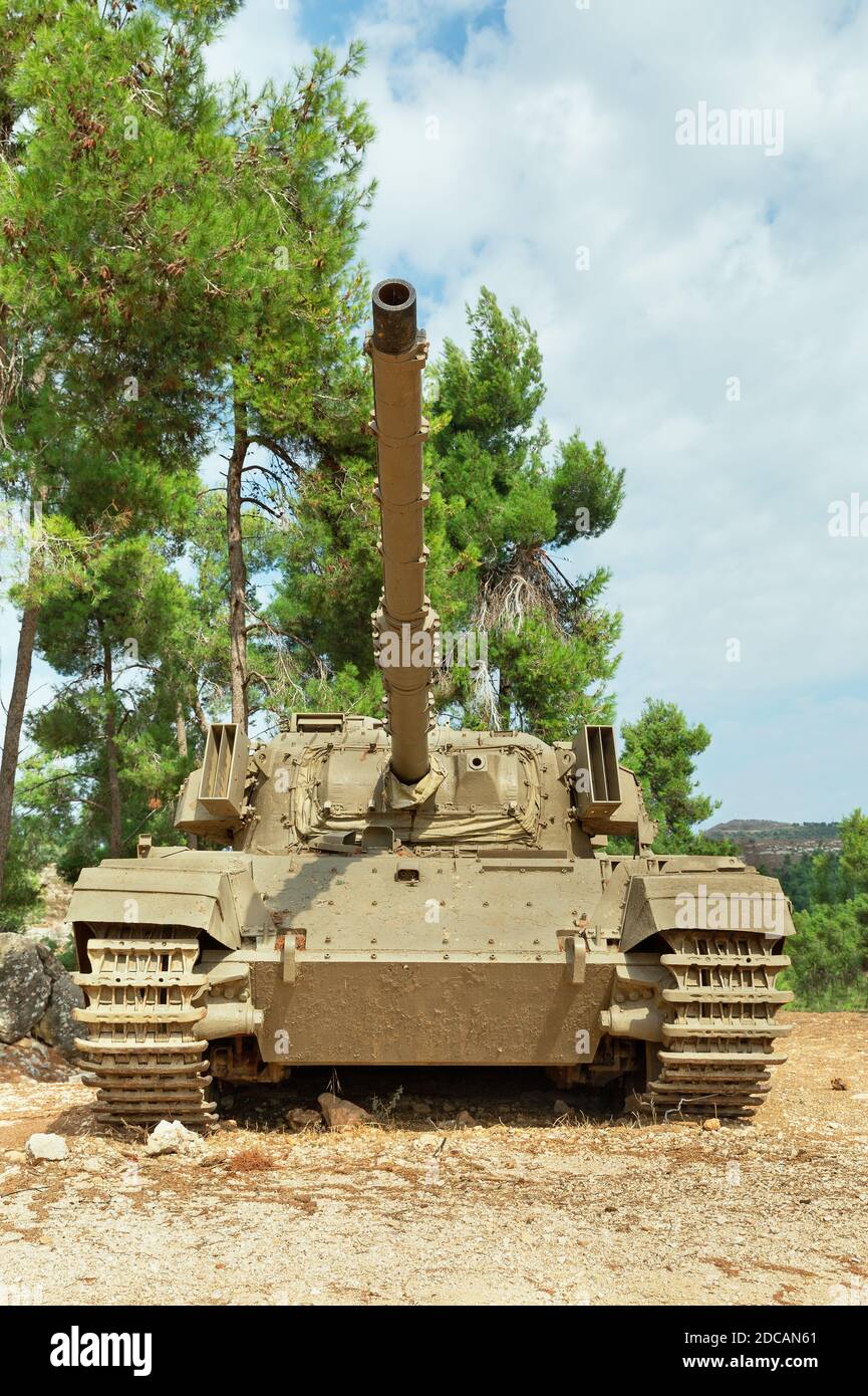 old English tank Centurion in Israel Stock Photo - Alamy
