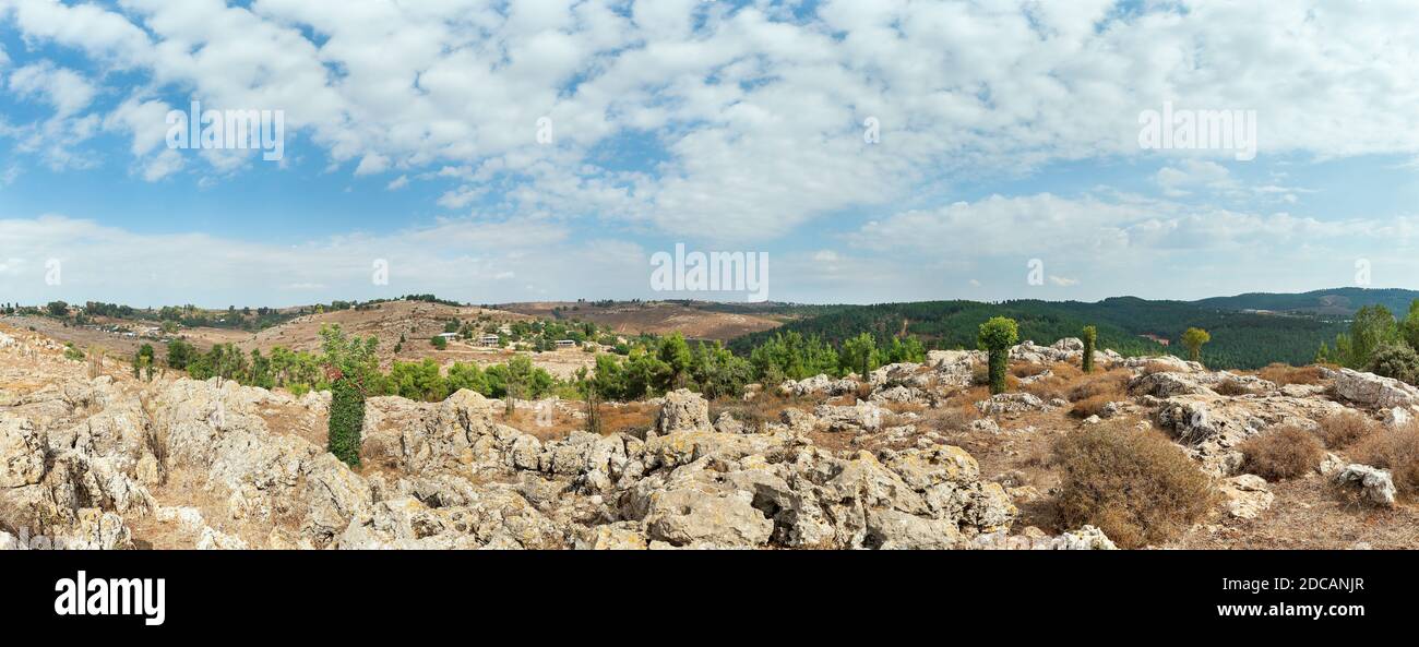 beautiful panorama of nature in northern Israel Stock Photo - Alamy