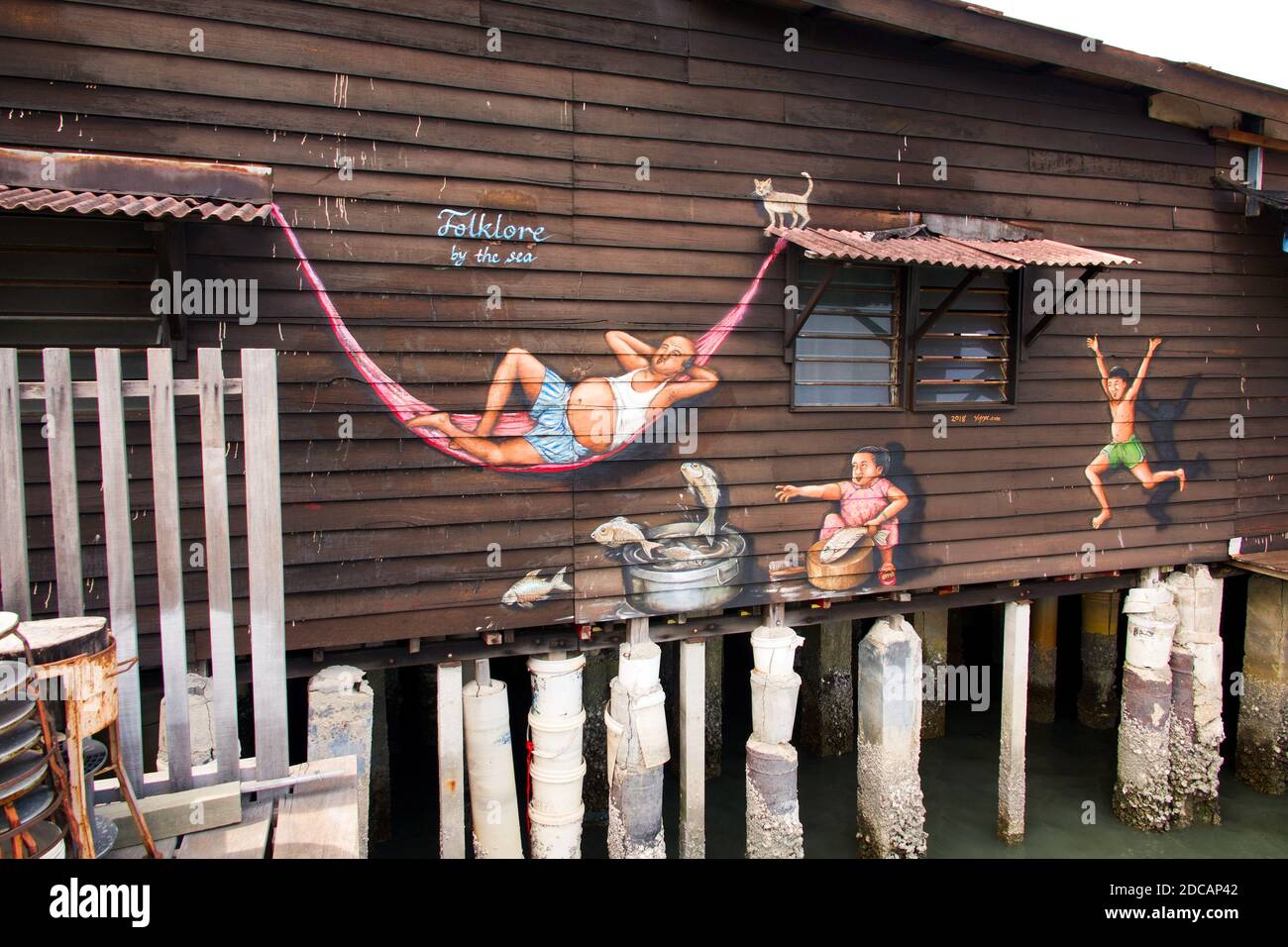 Penang street art hi-res stock photography and images - Alamy