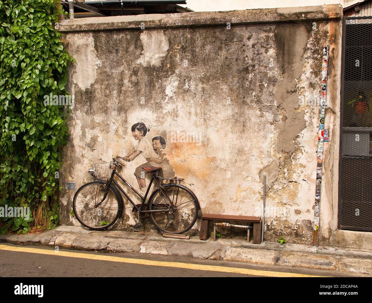 Georgetown, Penang - street art Stock Photo - Alamy