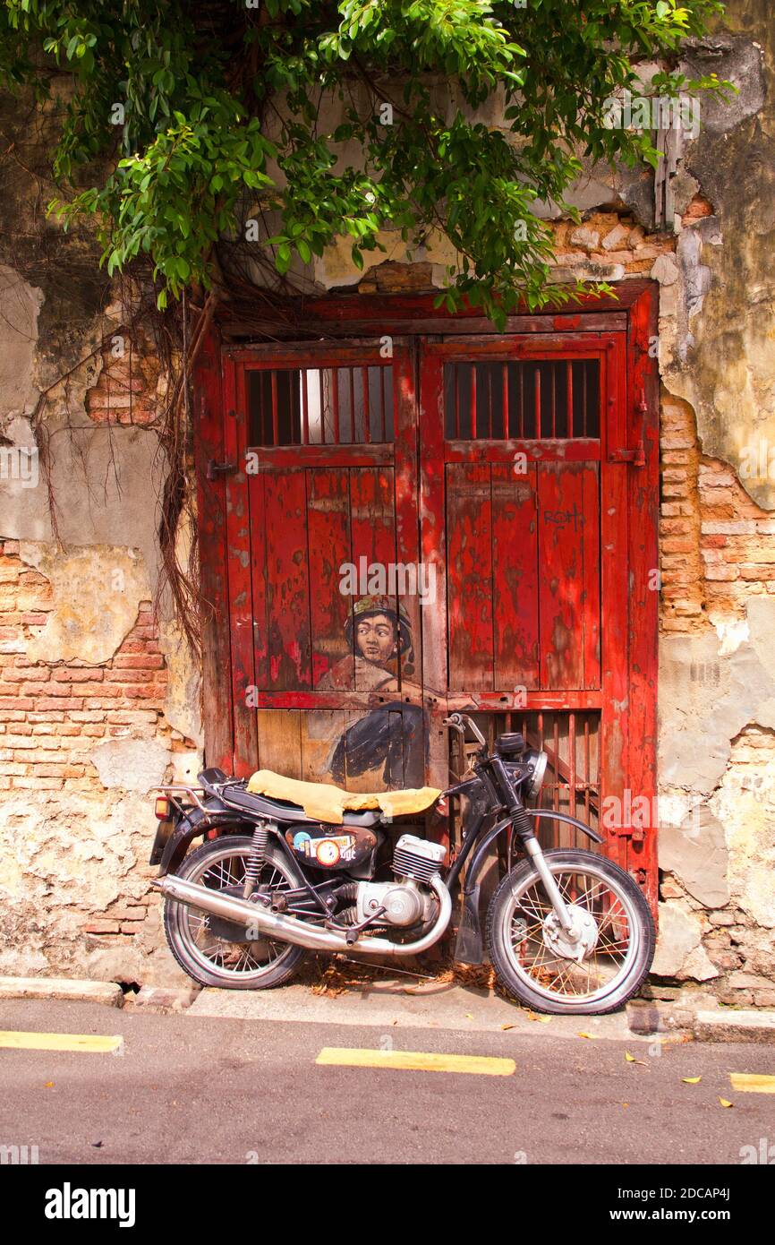 Georgetown, Penang - street art Stock Photo - Alamy