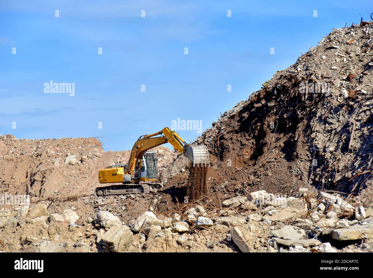 Open pit mining waste disposal hi-res stock photography and images - Alamy