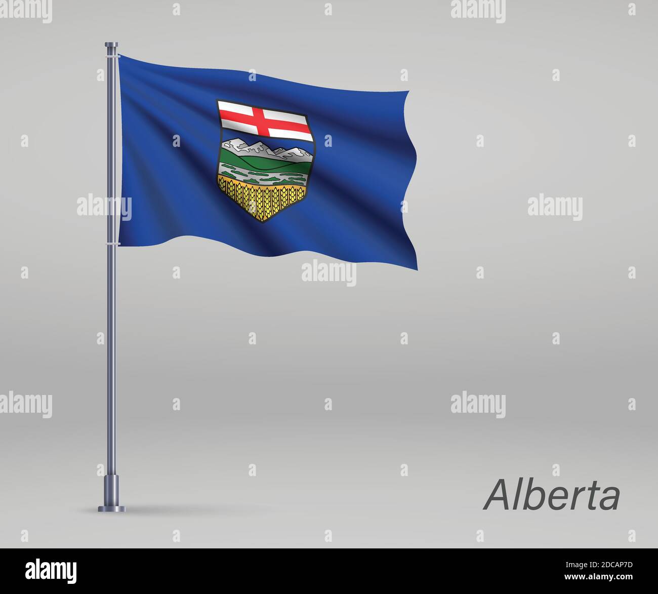 Flag of alberta Stock Vector Images - Alamy