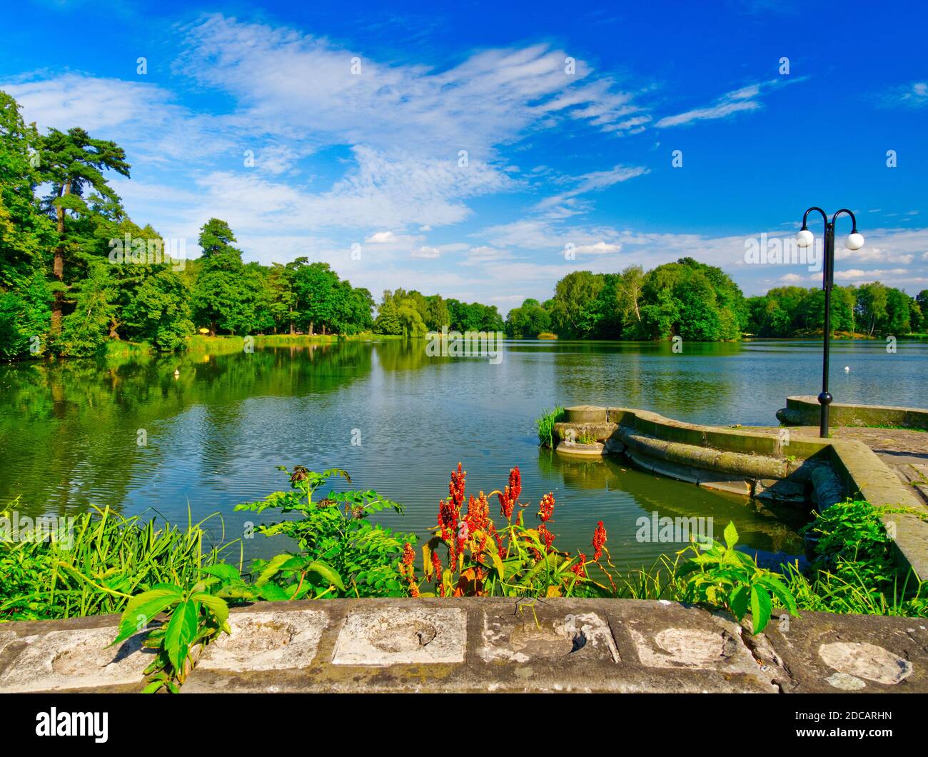 Picture from famous in Upper Silesia Region Swierklaniec Park Stock ...