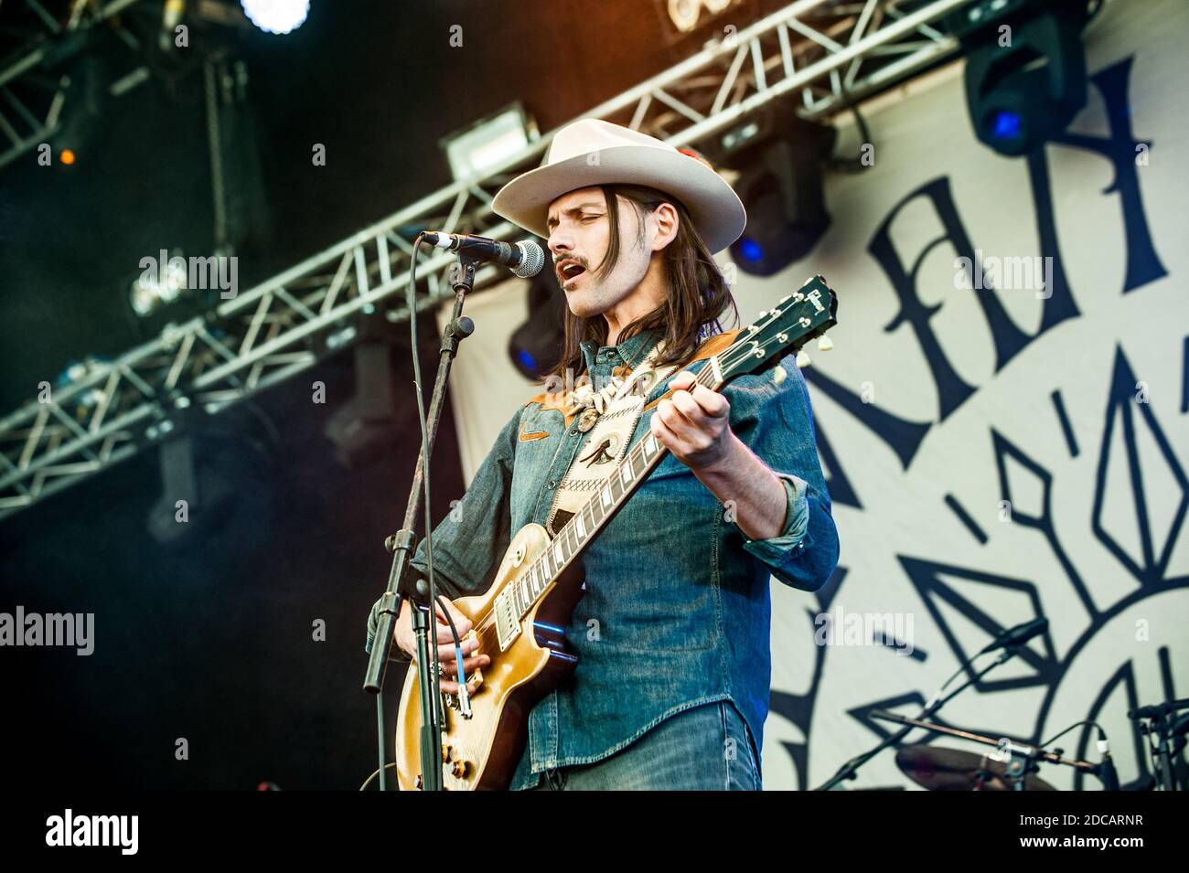 The Allman Betts Band Live in Concert Stock Photo - Alamy