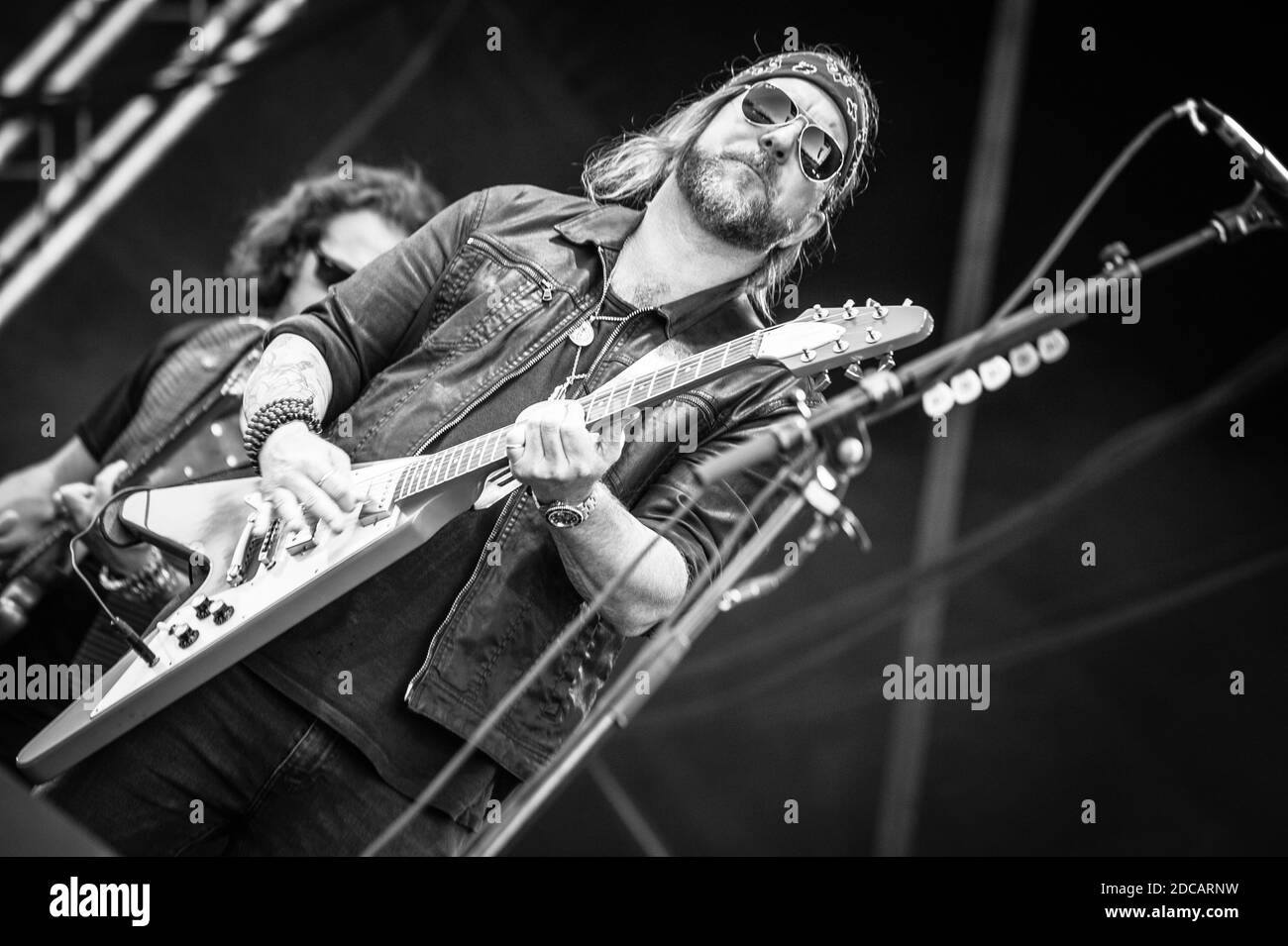 The Allman Betts Band Live in Concert Stock Photo - Alamy