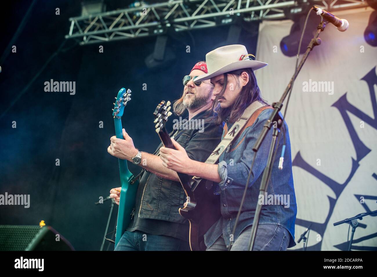 The Allman Betts Band Live in Concert Stock Photo - Alamy