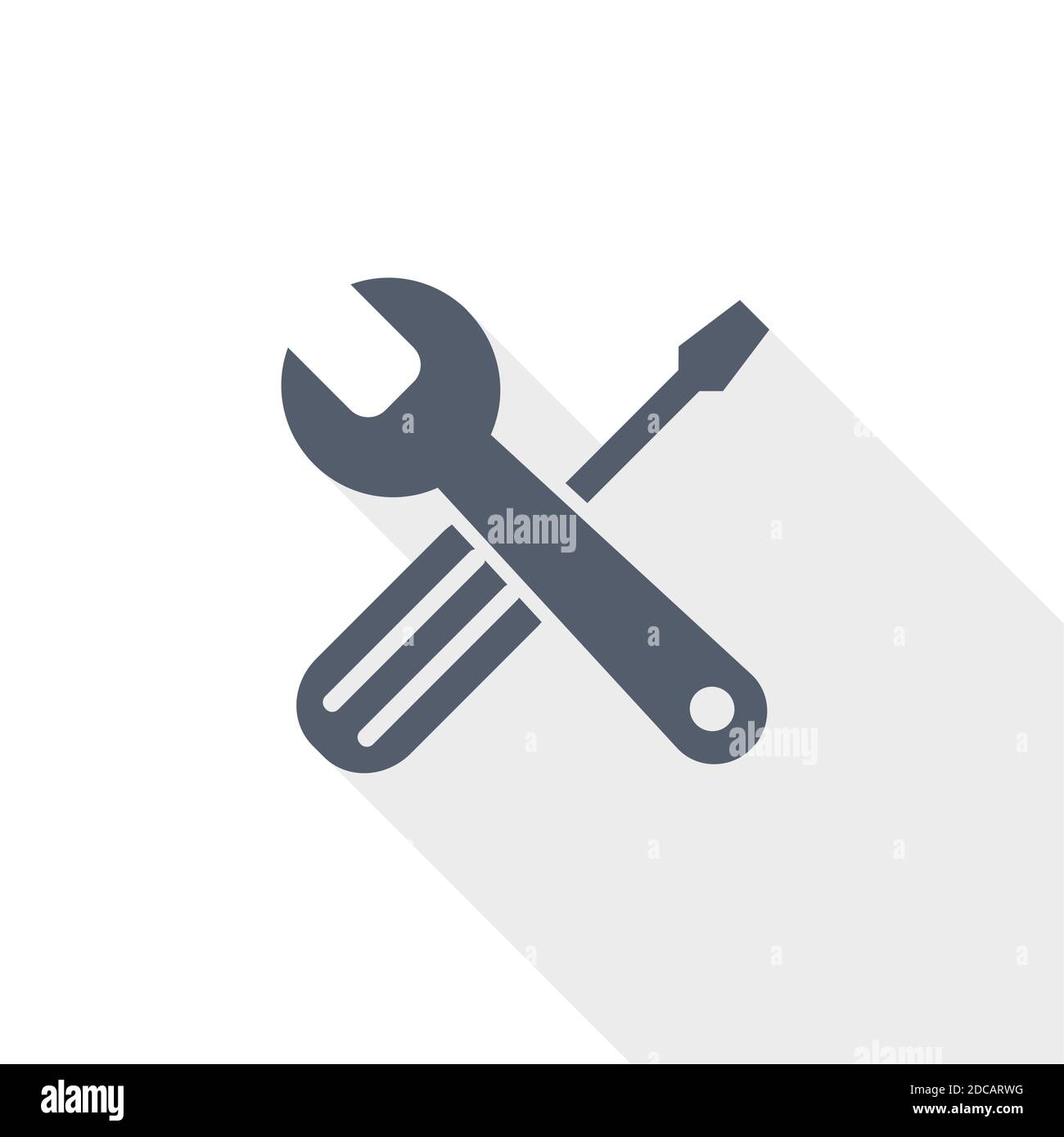 Tools vector icon, flat design illustration in eps 10 Stock Vector ...