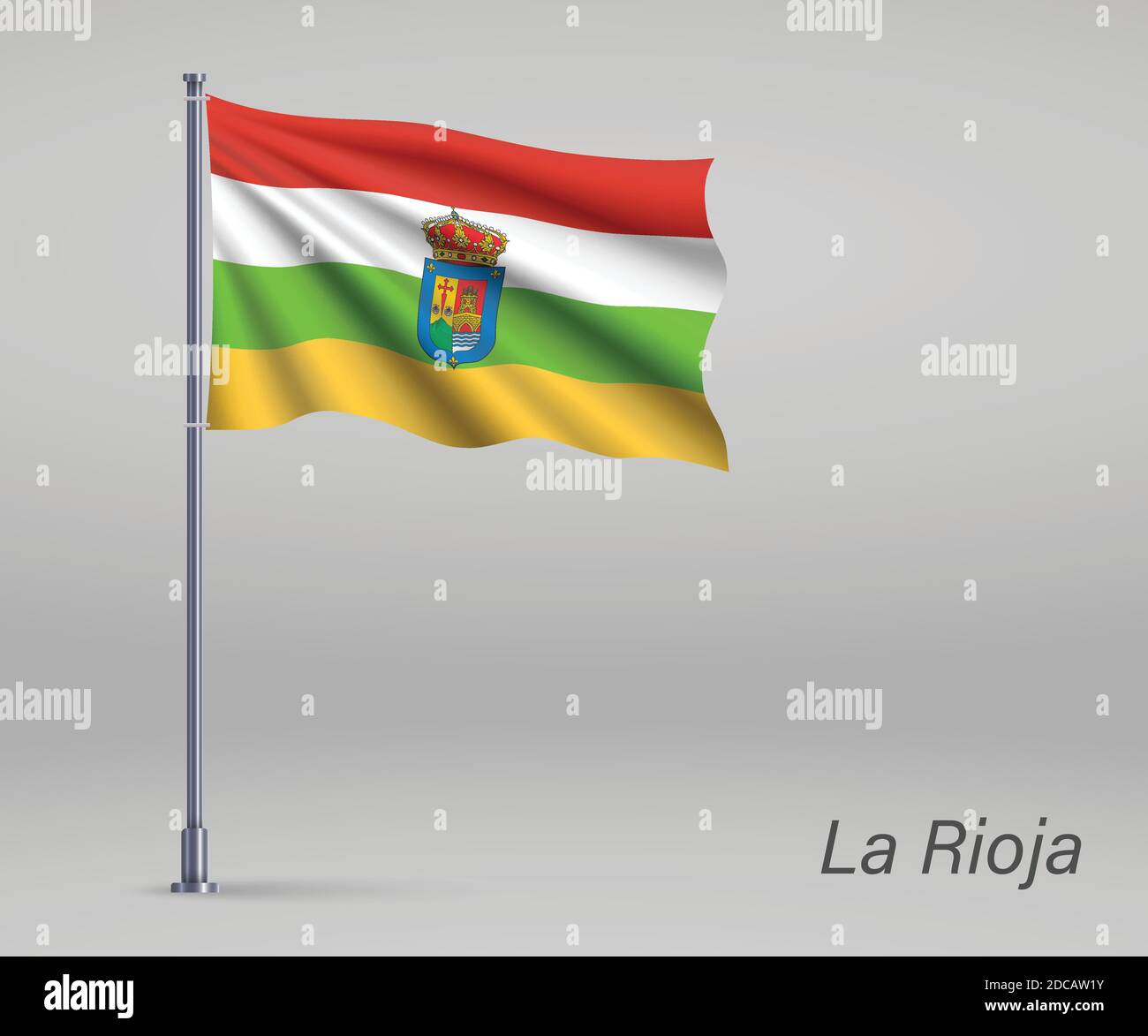 Flag of the region of la rioja hi-res stock photography and images - Alamy