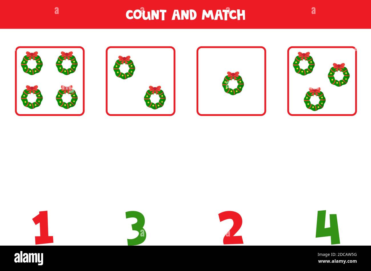 Numbers game event children Stock Vector Images - Alamy