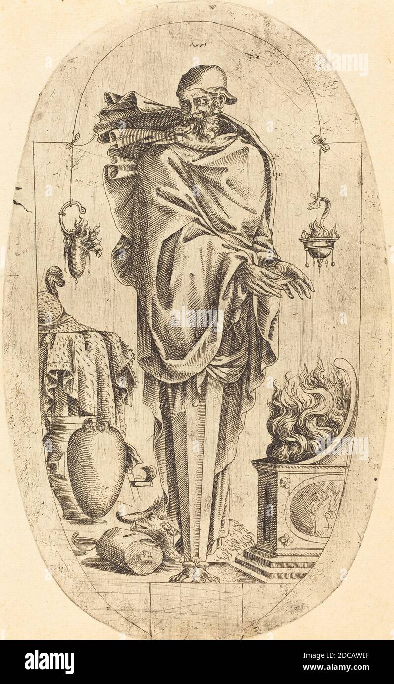 Jean Mignon, (artist), French, active 1543 - active c. 1545, Old Man ...