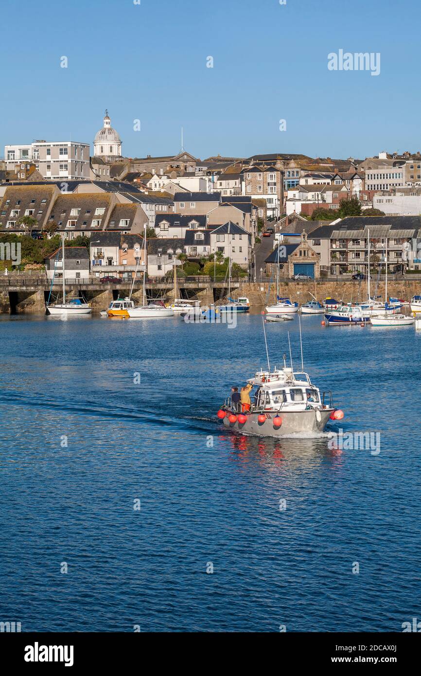 penzance harbour and sea front; cornwall Stock Photo - Alamy