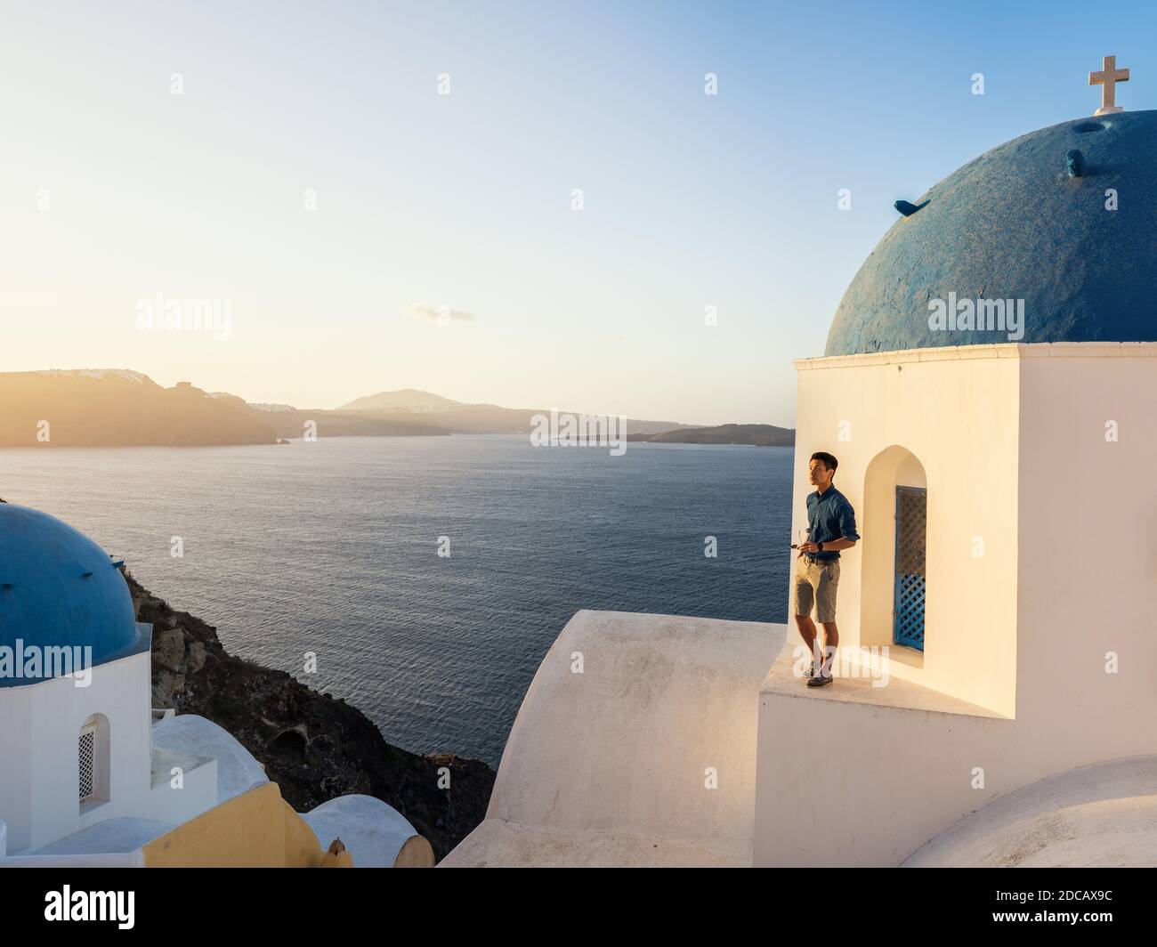 Blue domes holiday resort hi-res stock photography and images - Alamy