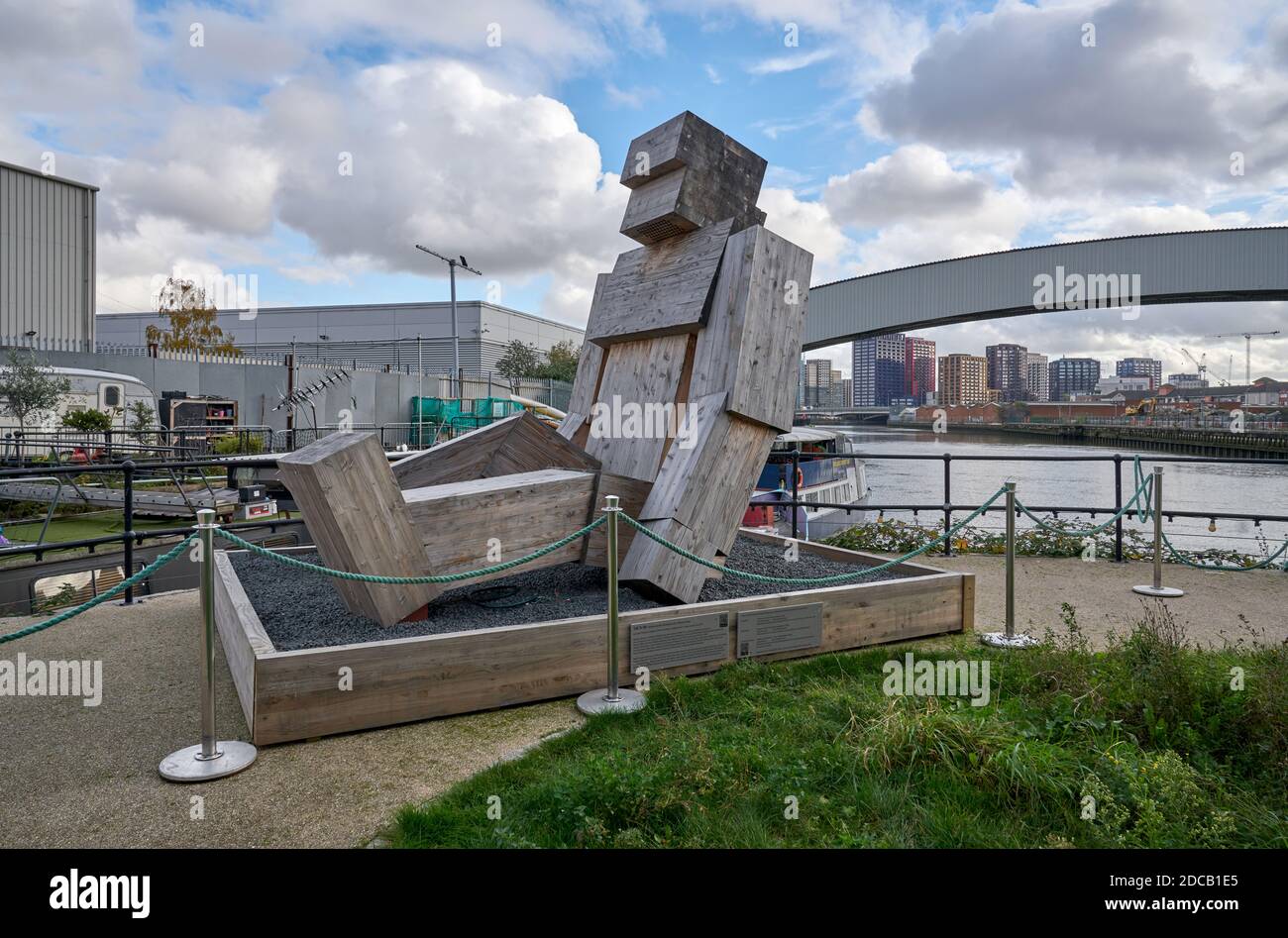 cody dock community hub on the River Lea in Newham Stock Photo - Alamy
